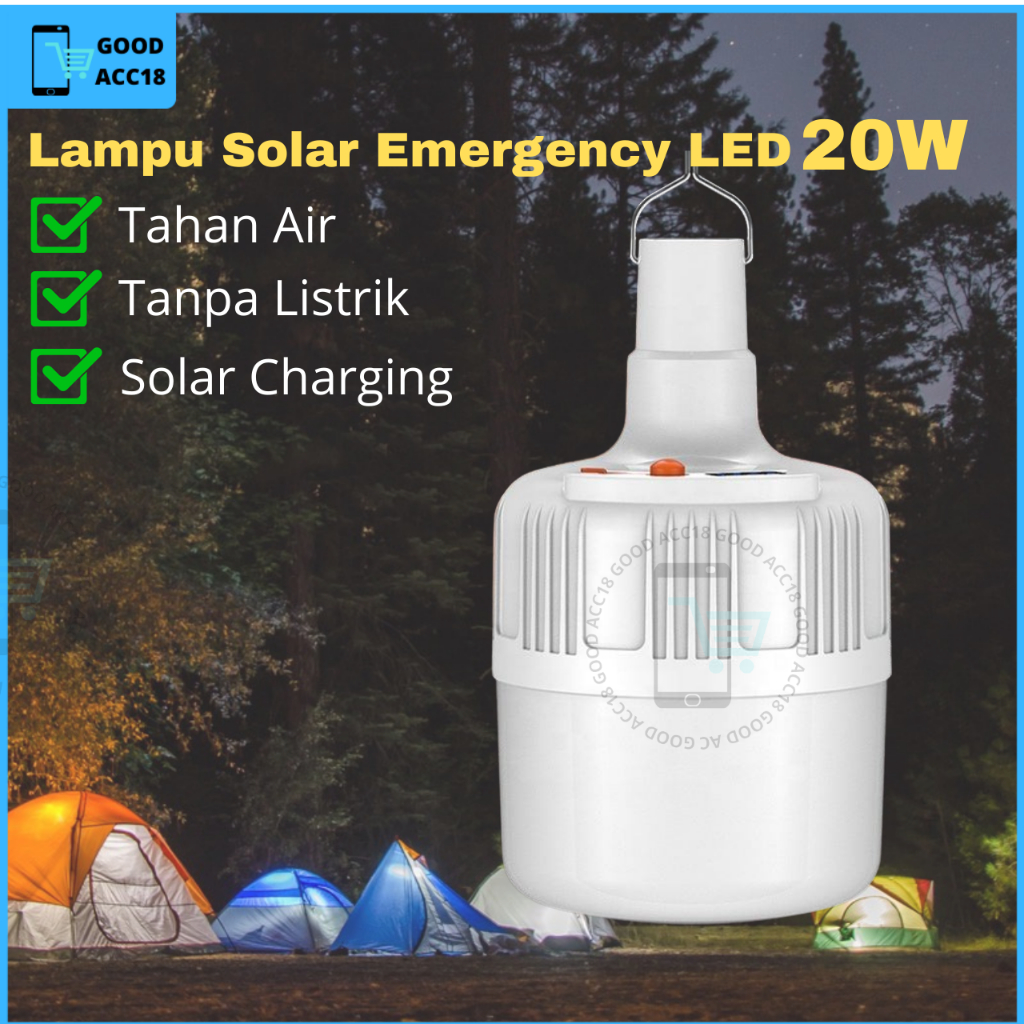 Jual Lampu Bohlam LED Emergency Solar Gantung Dan Bisa Di Cas | Shopee ...