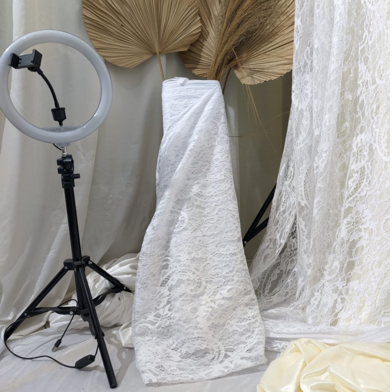 Jual KAIN BRUKAT UNTUK DEKOR / KAIN BROKAT DEKORASI / KAIN SELENDANG ...