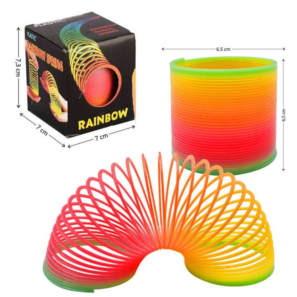 Jual PER YOYO RAINBOW JUMBO PER SPRING SMILE RAINBOW SLINKY EMOJI ...