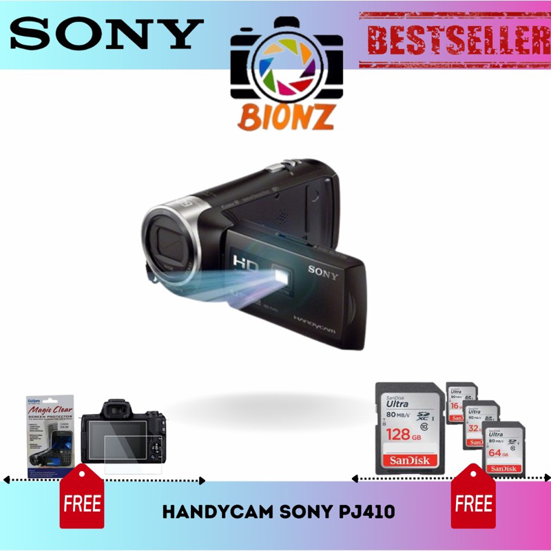Jual HANDYCAM SONY PJ-410 / HANDYCAM SONY PJ410 | Shopee Indonesia
