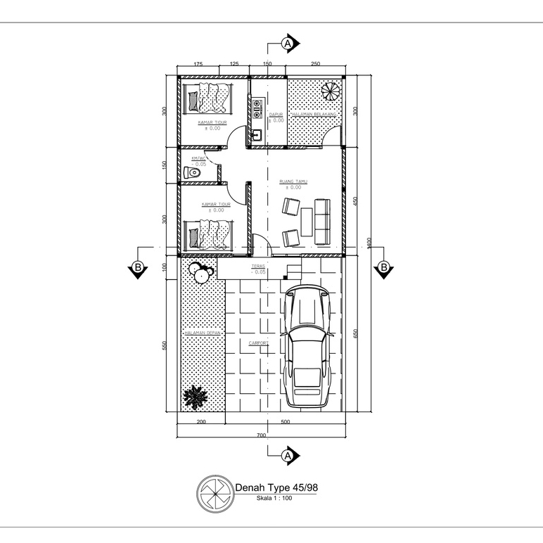 Jual [Gambar Denah Rumah] Jasa Gambar Denah Rumah 2D Minimalis Arsitek | Shopee Indonesia