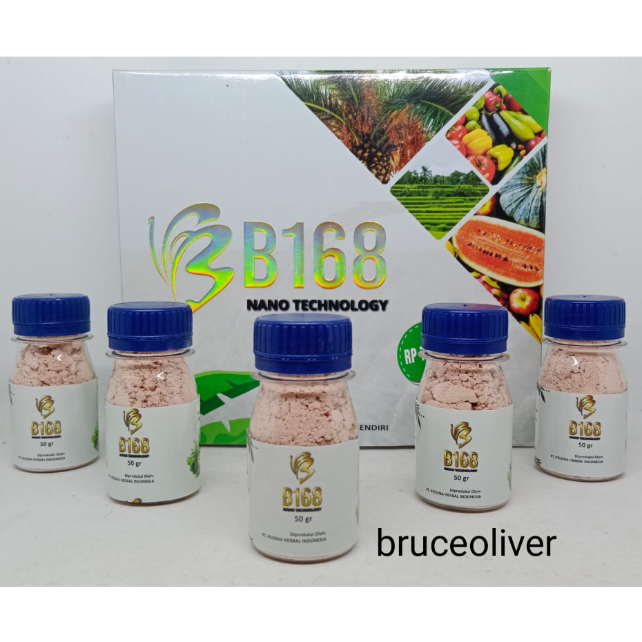 Jual PUPUK B168 NANO TECHNOLOGY | Harga 1 botol @50g original. | Shopee ...