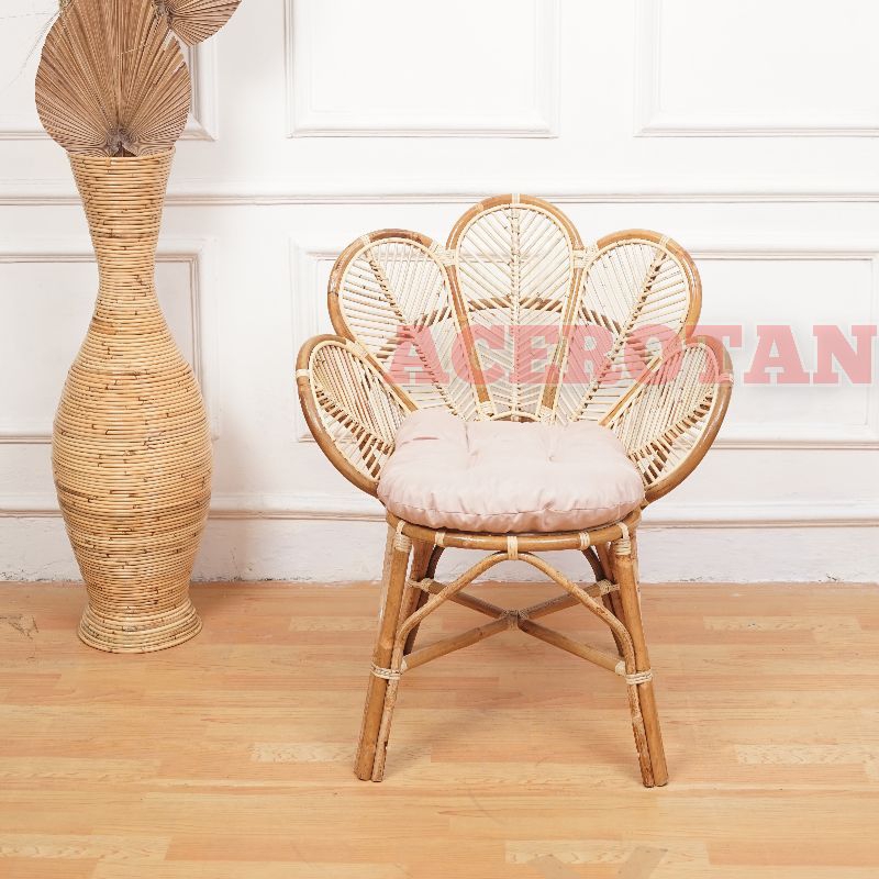 Jual KURSI BUNGA ROTAN DEWASA GRATIS BANTAL DUDUK/KURSI DAUN DEKORASI ...