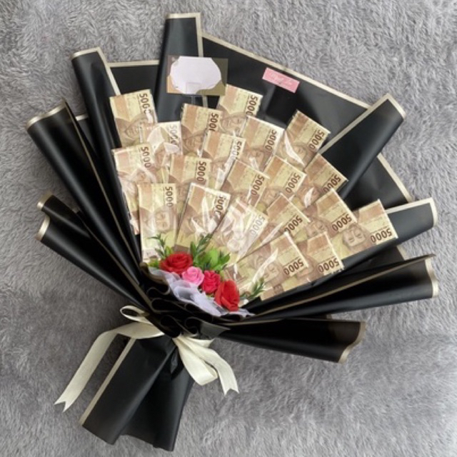 Jual BUKET BUCKET UANG BUNGA PALSU ARTIFICIAL 5.000 20LEMBAR | Shopee ...