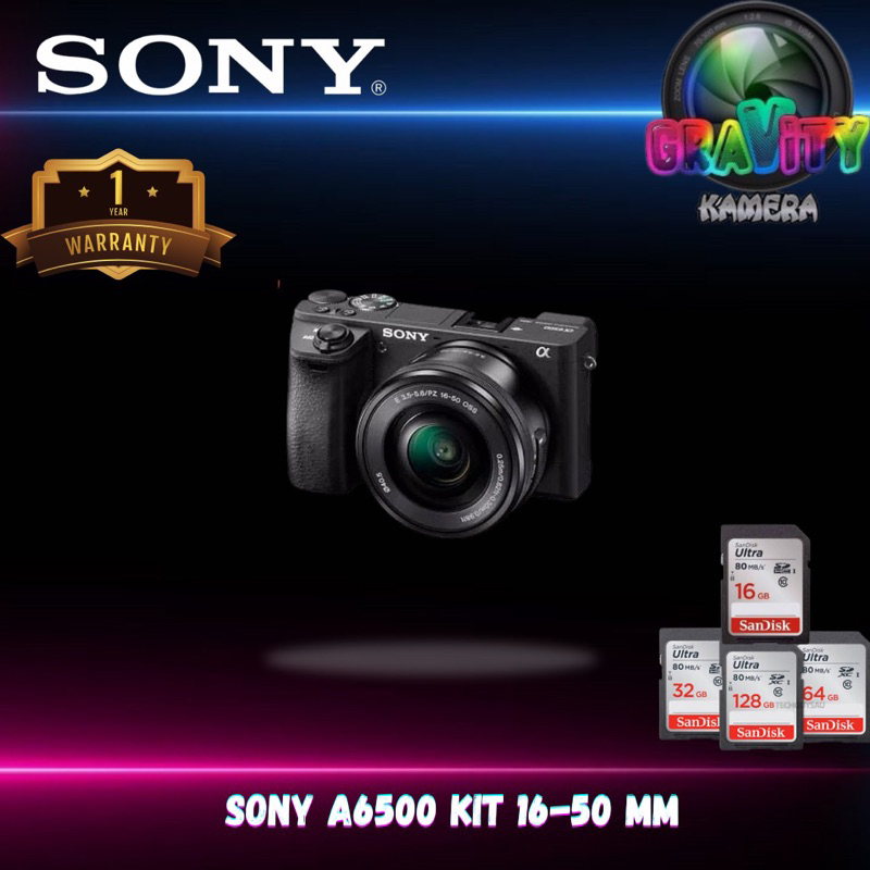 Jual SONY A6500 KIT 16-50MM OSS | Shopee Indonesia