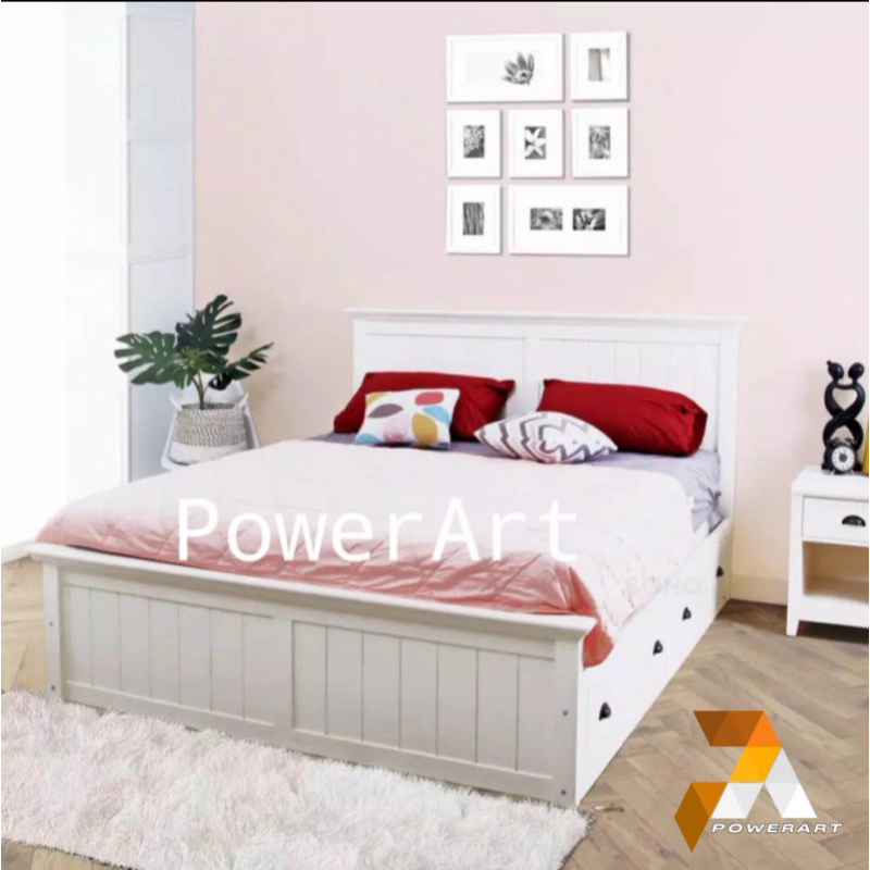 Jual Tempat tidur Minimalis Laci 2 Ranjang Minimalis Divan Kayu Dipan ...