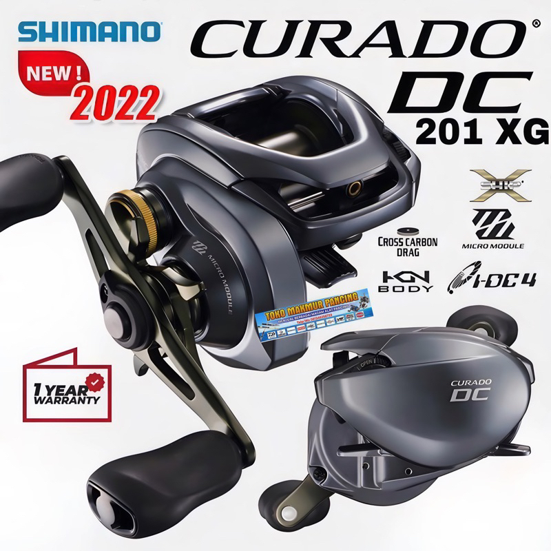 Jual Reel BC Shimano Curado DC 201 XG 2022 (garansi resmi 1 Tahun ...