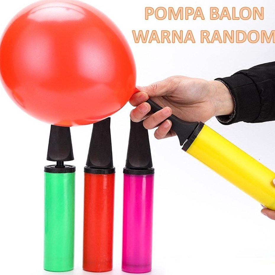 Jual APEN Pompa Balon Tangan Foil Manual Hand Pum Ulang Tahun Karet ...