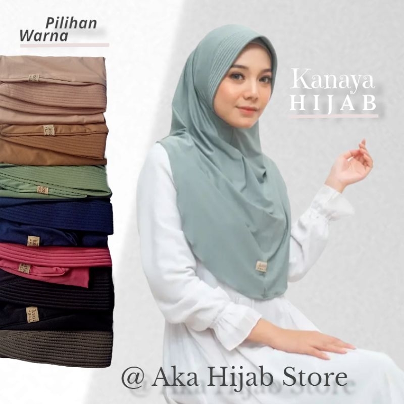 Jual Jilbab Bergo Amira by Kanaya hijab | Shopee Indonesia