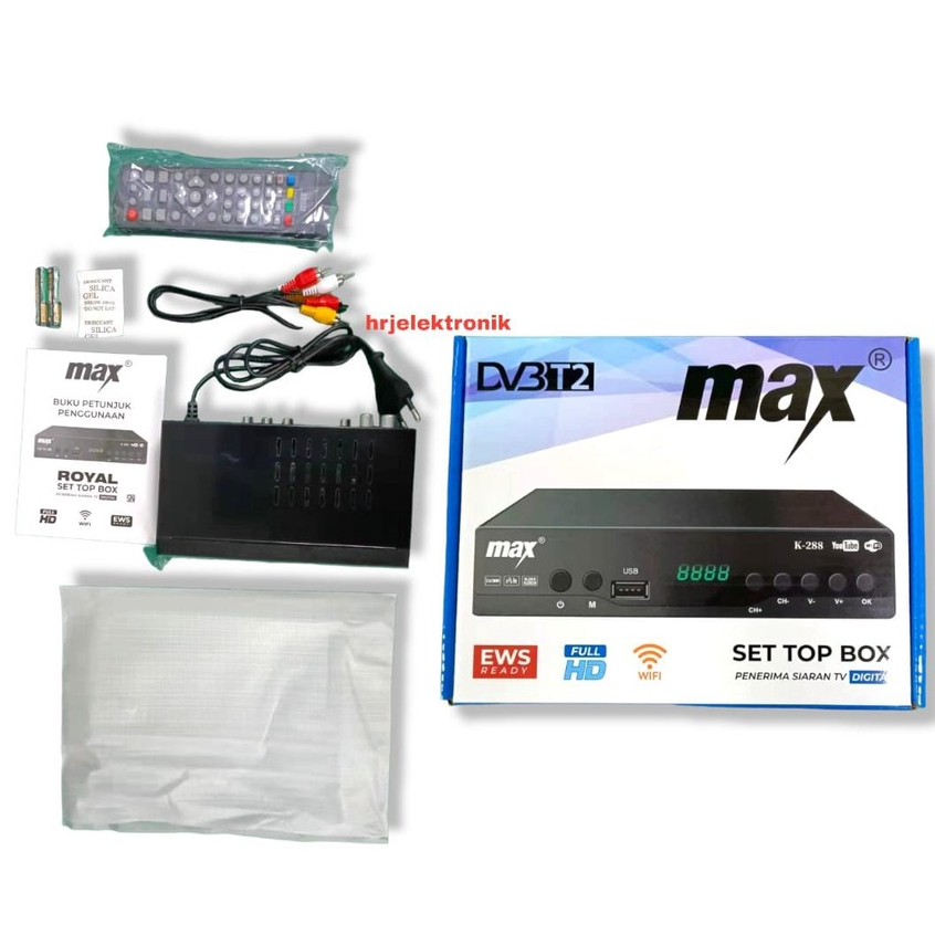 Jual Set top Box tv digital MAX DVB T2 || NEXTRON DVB T2 TR1000 stb || Super Hd 168 gol | Shopee ...