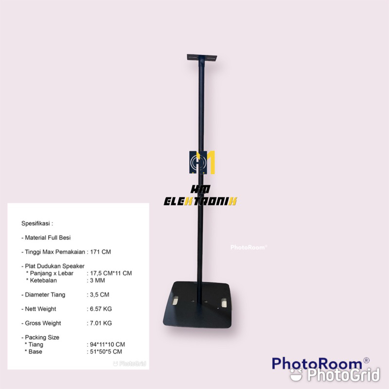 Jual Stand Speaker / Tiang Salon Besi | Shopee Indonesia