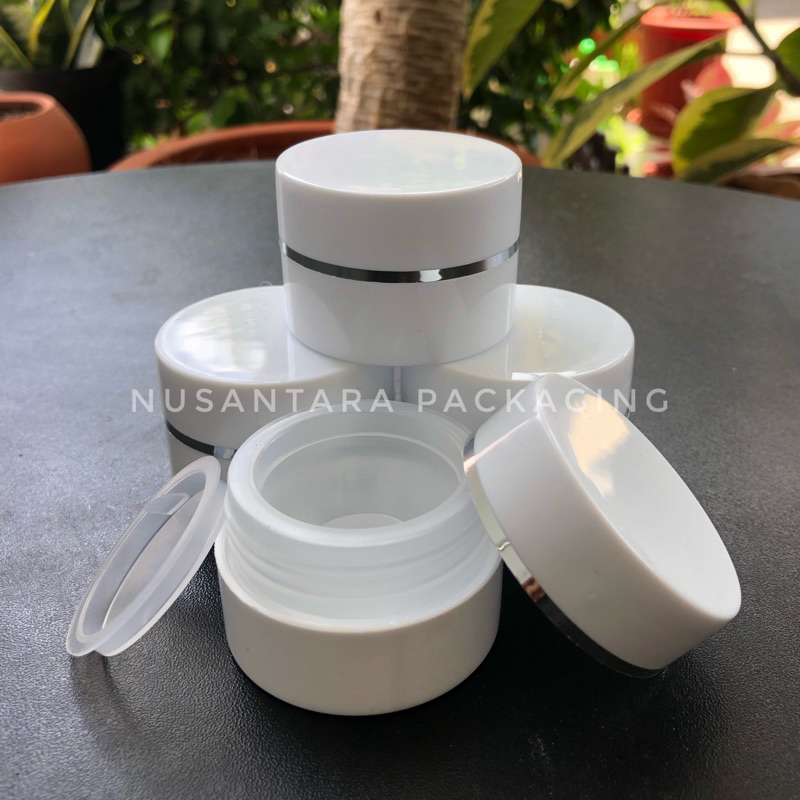 Jual pot cream 10gr list silver Pot Nava | Shopee Indonesia