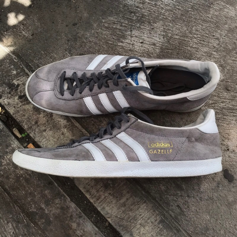 Jual Adidas gazelle og stripe grey | Shopee Indonesia