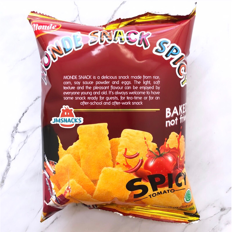 Jual [PROMO!!] Monde Serena Snack MERAH Rasa Spicy Tomato 60gr | Shopee ...
