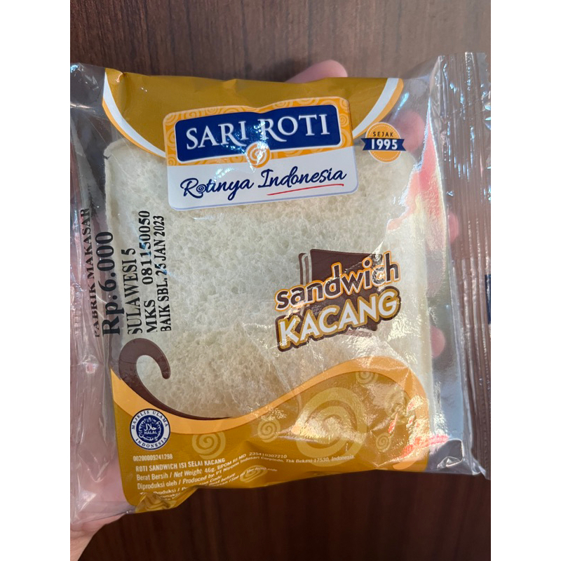 Jual Sari Roti Sandwich Kacang | Shopee Indonesia