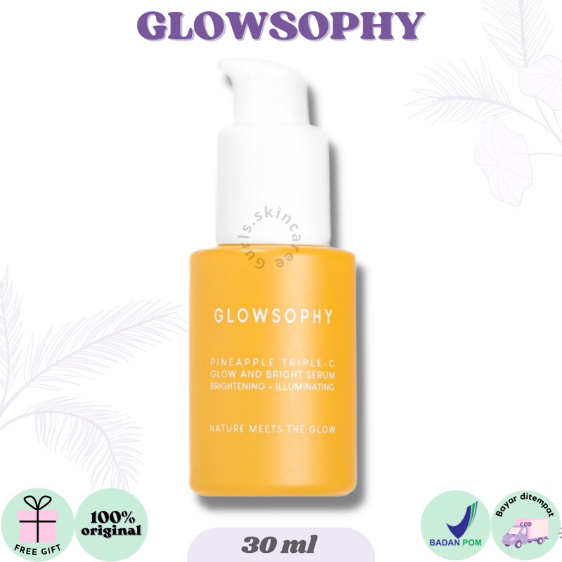 Jual Glowsophy Pineapple Triple-C Glow and Bright Serum 30ml | Shopee ...