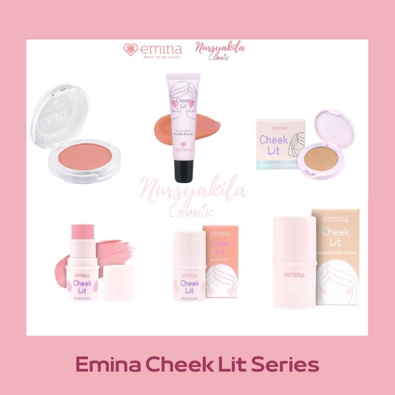 Jual Emina Cheek Lit Series | BlushOn Stick | Highlighter | Blush On ...
