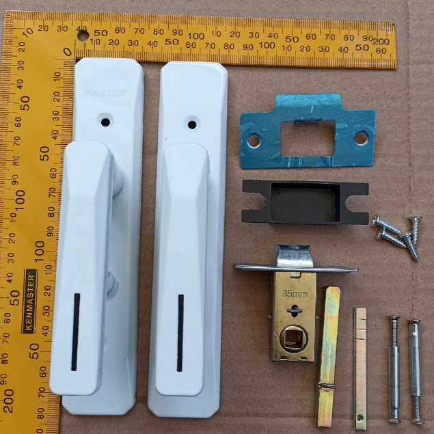 Jual WHITE Kunci Pintu Kamar Mandi WC Toilet/ Bathroom Door Lock ...