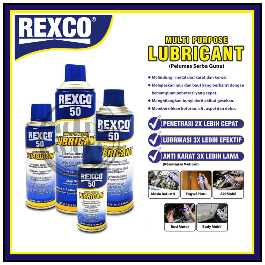Jual REXCO 50 Multi Purpose Lubricant Pelumas Serbaguna Anti Karat uk ...