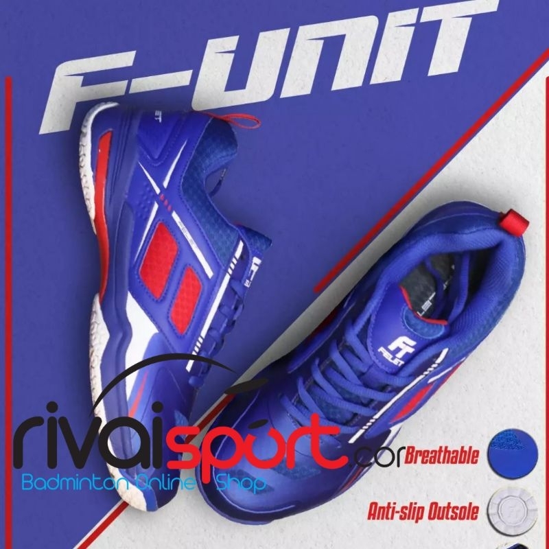 Jual Sepatu Felet Badminton F-Unit Blue | Shopee Indonesia