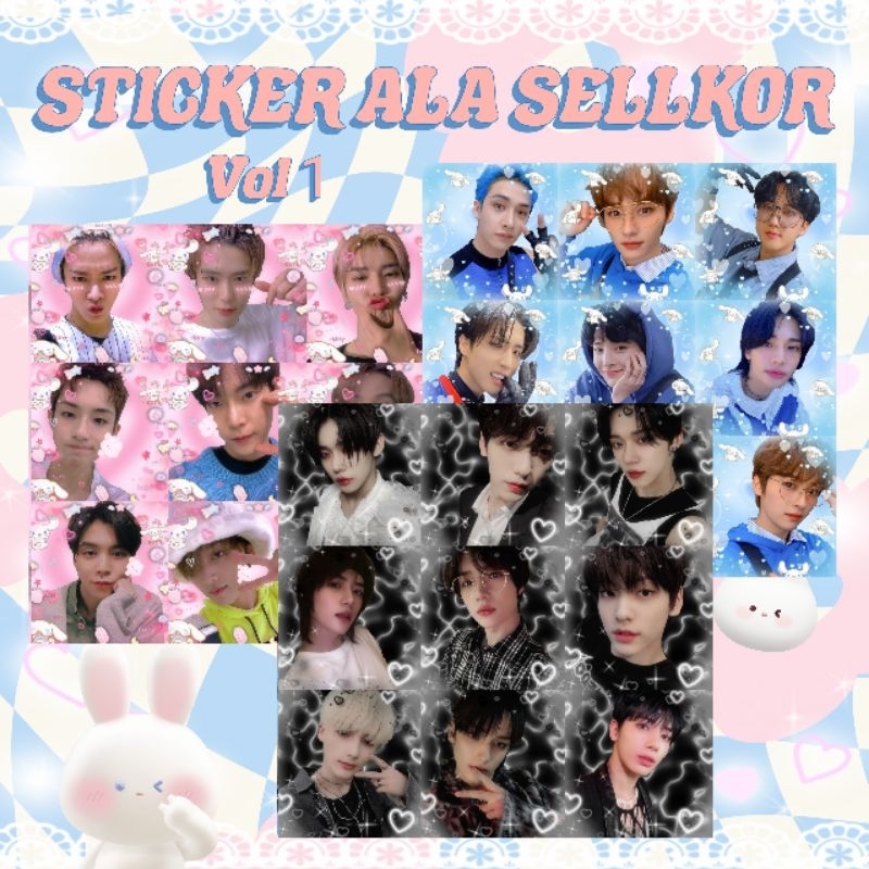 Jual [VOL 1] STICKER MAIL MAILS KOREAN ALA SELLKOR CUTE BOY GROUP BG ...