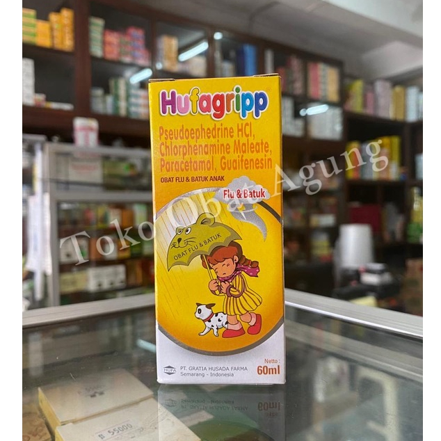 Jual Hufagripp / Hufagrip Kuning Flu & Batuk 60 ml. Obat Batuk & Pilek ...