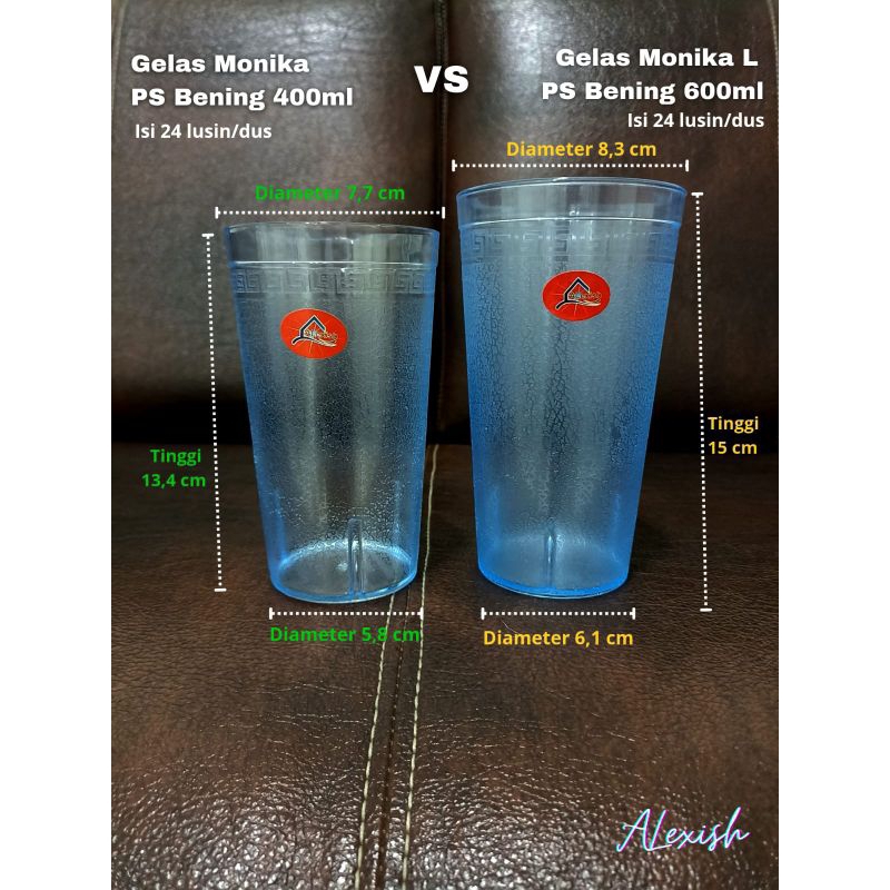 Jual gelas mika plastik Alexis 600 ml | Shopee Indonesia