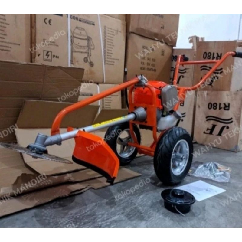 Jual MESIN POTONG RUMPUT DORONG MODEL TASCO TLM430 LAWN MOWER YAMAMOTO ...