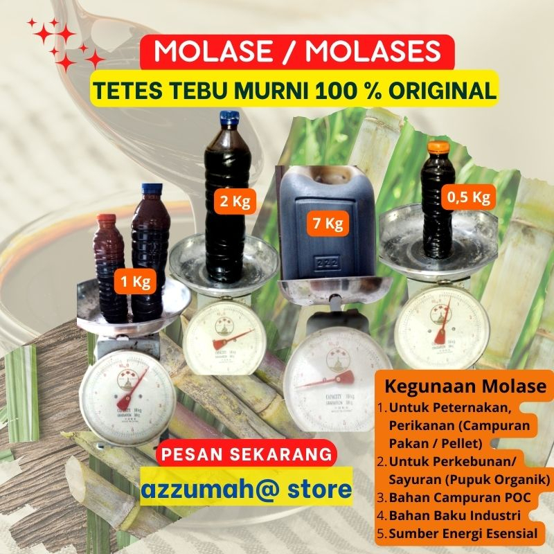 Jual Molase Tetes Tebu Murni 100% Kemasan 2 Kg | Shopee Indonesia Jual Molase Tetes Tebu Murni 100% Kemasan 2 Kg | Shopee Indonesia