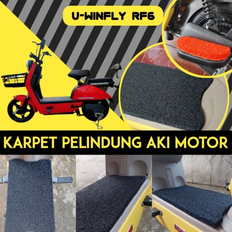 Jual Karpet Motor Listrik U-winfly RF6 Alas Pijakan Kaki | Shopee Indonesia