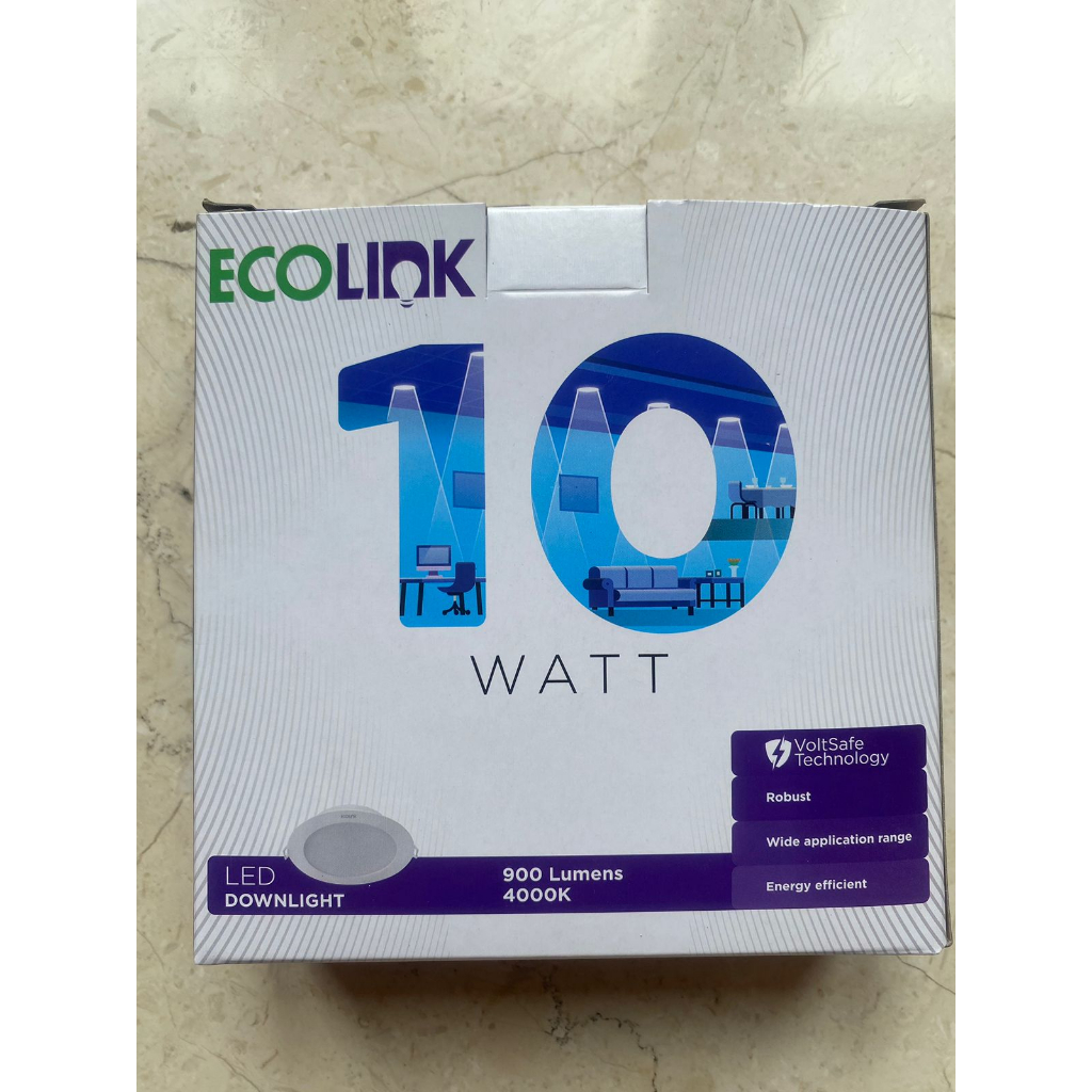 Jual Ecolink Lampu DownLight LED 10 Watt GARANSI 1 TAHUN SUPER TERANG ...