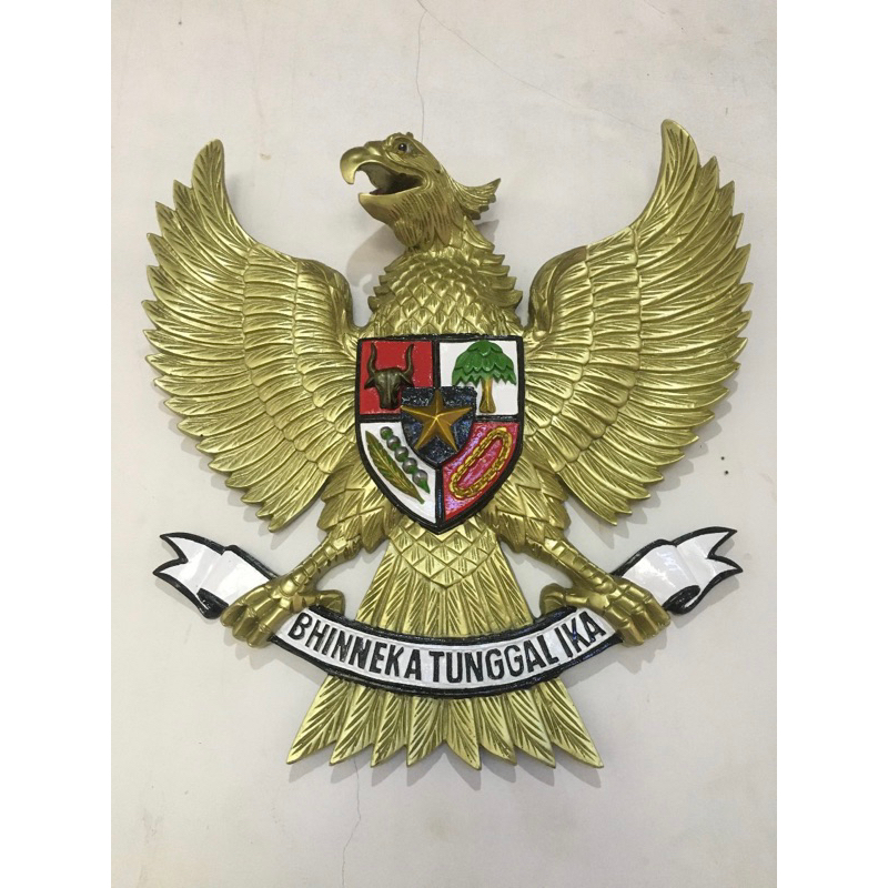 Jual Lambang Garuda Pancasila Fiber Motif Ukir Klasik Cetak Cor Ukuran ...