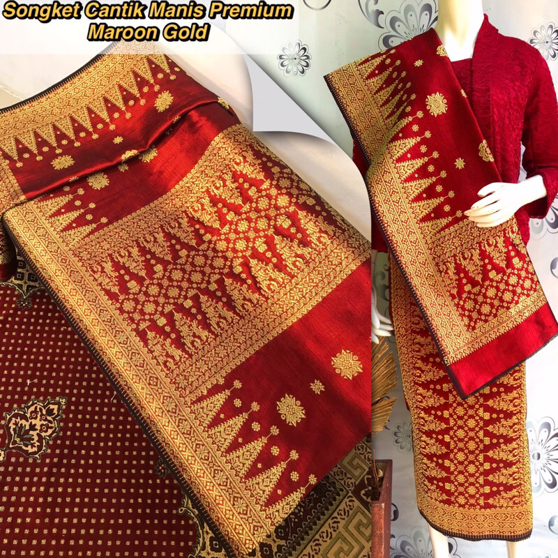 Jual Songket Cantik Manis Premium -Asli Tenun Tangan Palembang | Shopee Indonesia