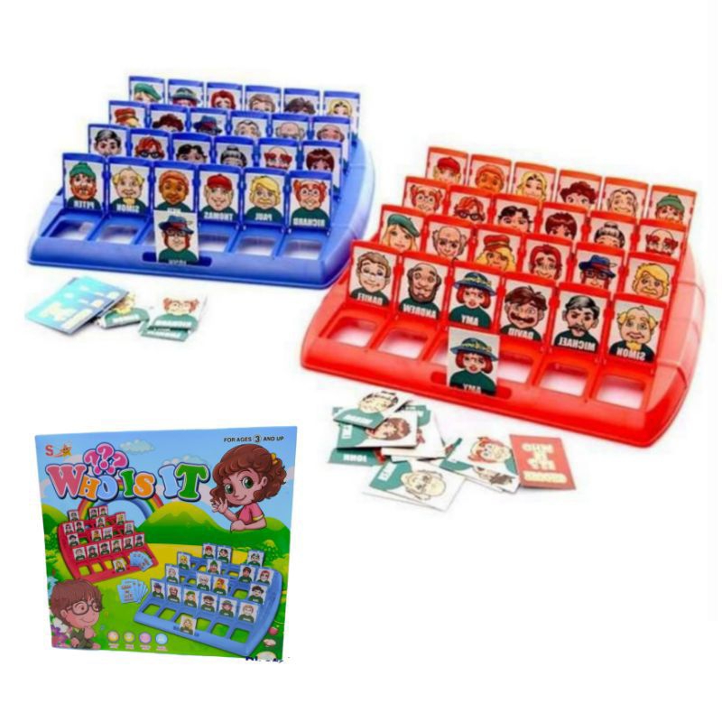 Jual Mainan Anak Olla Papan Permainan Tebak Gambar Who Is It Board Game ...