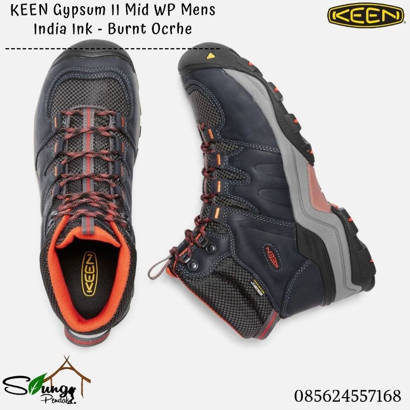 Jual Sepatu Gunung / Sepatu Hiking Keen Gypsum II MID WP Mens India Ink ...