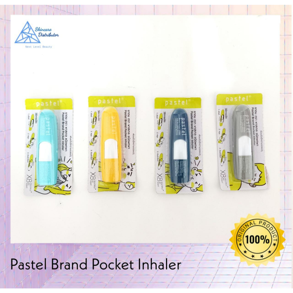 Jual PASTEL BRAND POCKET THAI INHALER 2 IN 1 MINYAK ANGIN DAN PEREDA ...