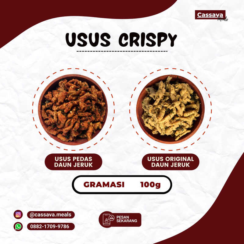 Jual USUS CRISPY DAUN JERUK (100gr) | Shopee Indonesia