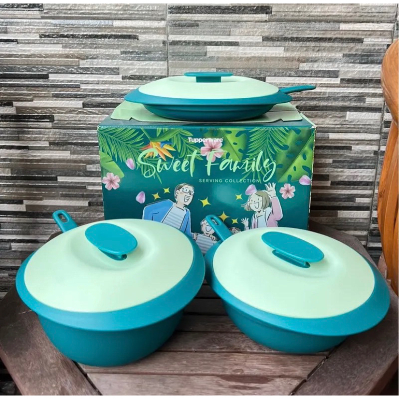 Jual Tupperware Sweet Family-wadah hidangan-kado pernikahan | Shopee ...