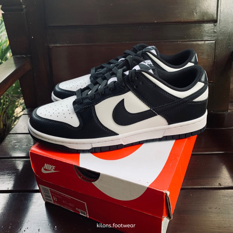 Jual Nike Dunk Low Retro (Panda) Black/White | Shopee Indonesia