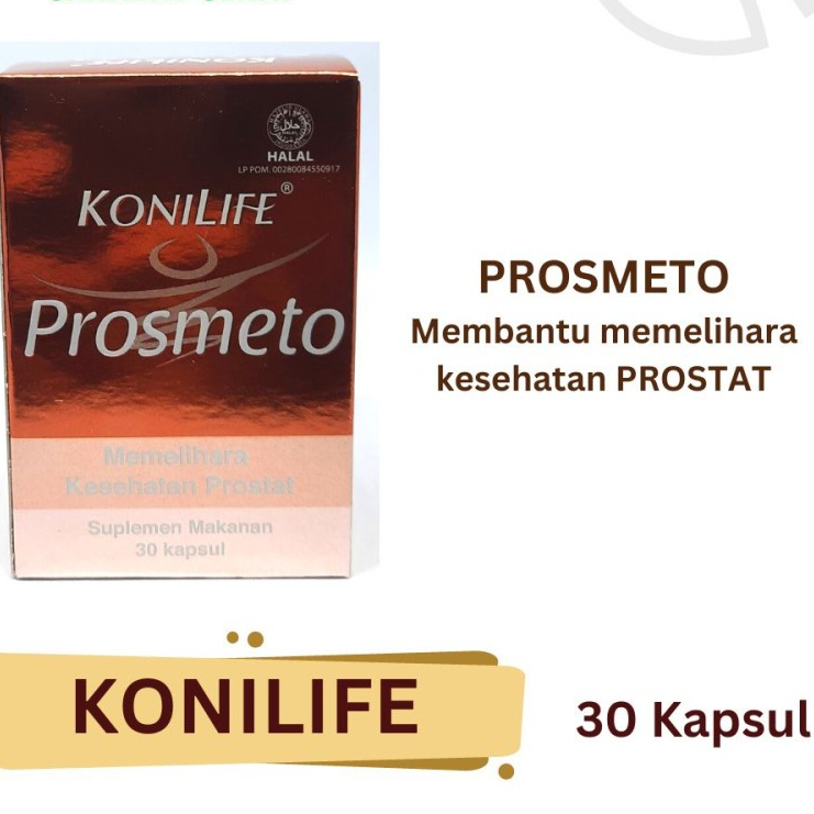 Jual KONILIFE Prosmeto ISI 30 KAPSUL Menjaga Kesehatan PROSTAT // OBAT ...