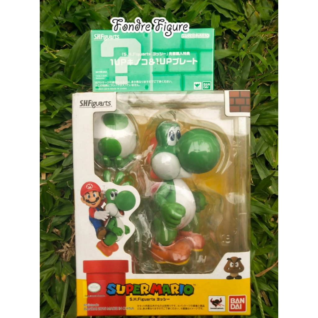 Jual ORIGINAL SHF YOSHI SH FIGUARTS SUPER MARIO BROS PLUS ONE 1 UP 1UP ...