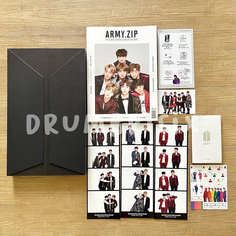 Jual READY OFFICIAL BTS 4th ARMY MEMBERSHIP KIT SET NAMJOON JIMIN SEOKJIN SUGA JUNGKOOK TAEHYUNG ...