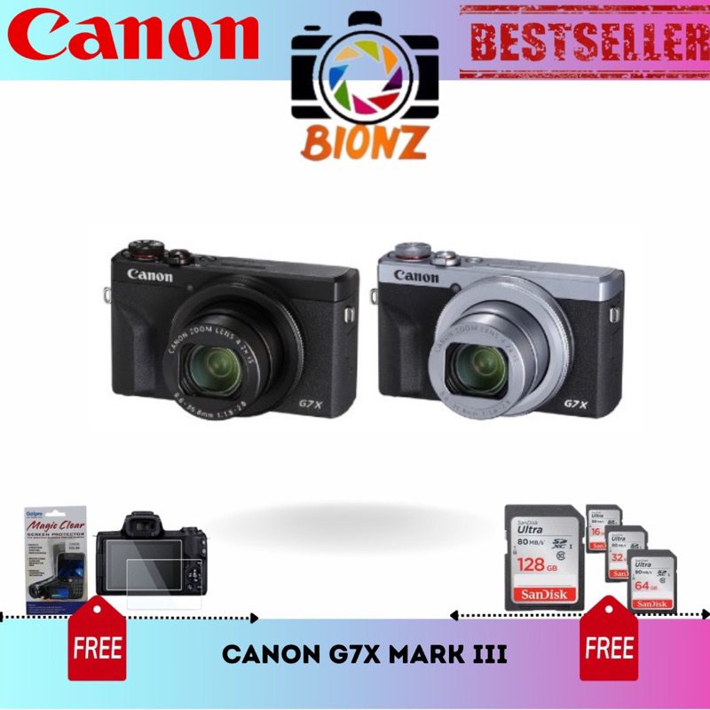Jual CAMERA CANON POWERSHOOT G7X MARK III / CANON G7X III | Shopee Indonesia