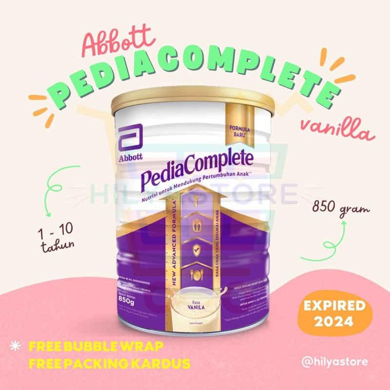 Jual Pediasure Complete 850gr/Pedia Complete/pedcom vanilla | Shopee ...