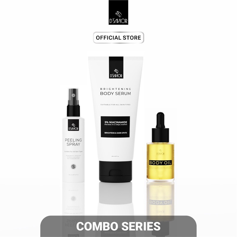 Jual D'SAVIOR COMBO/DARK SPOT SOLUTION SERIES (BRIGHTENING BODY SERUM ...