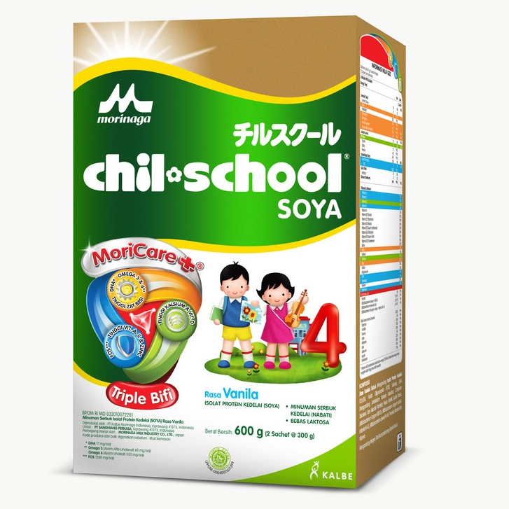 Jual CHIL SCHOOL SOYA VANILA 600 GR ( 2X300GR) | Shopee Indonesia