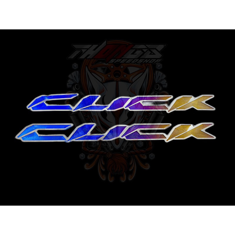 Jual Emblem Click Titanium | Shopee Indonesia