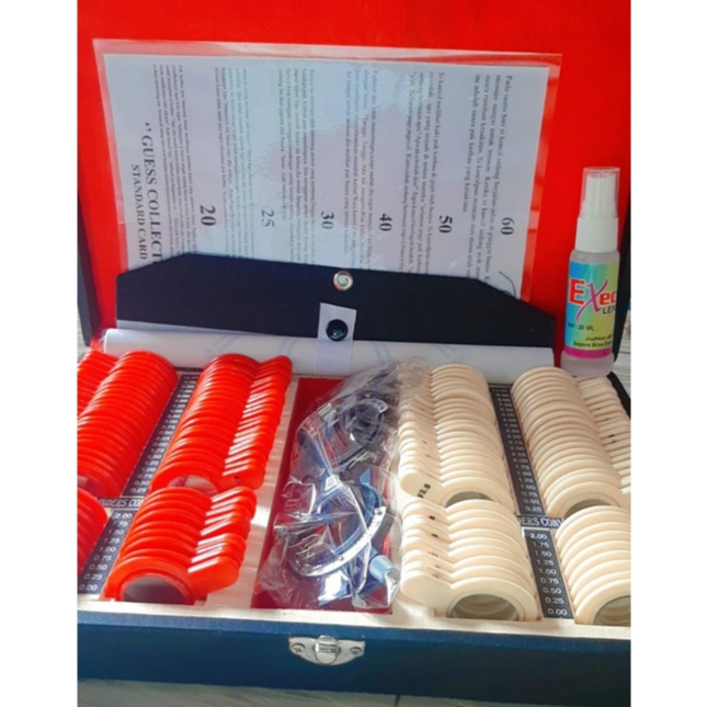 Jual Trial Lens Set Alat kir Periksa Mata minus dan plus test box ...