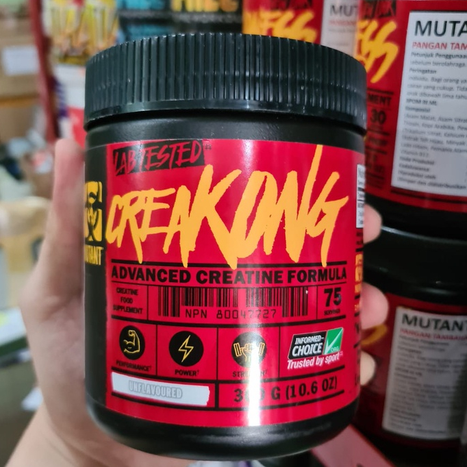 Jual Mutant Creakong 300 Gram Creatine Monohydrate BPOM | Shopee Indonesia