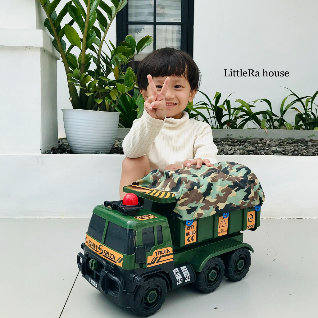 Jual Mainan Mobil Mobilan Truk Dorong Tentara | Bisa Bongkar Pasang ...